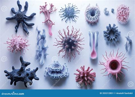evolving bacteria showcase diverse forms and structures under