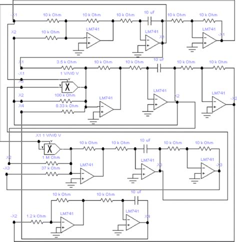 circuit of the novel four dimensional hyperchaotic system download