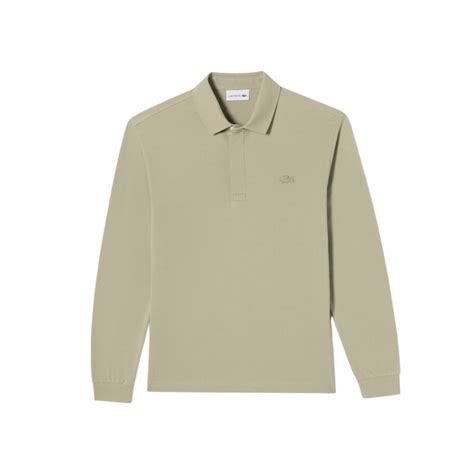 라코스테 파리 롱 소매 폴로 베이지 Lacoste Kream