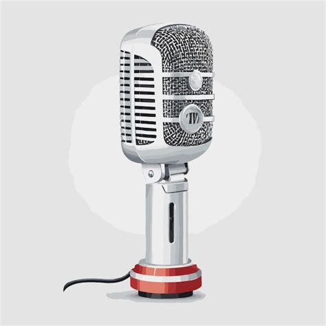 Premium Vector Microphone Vector