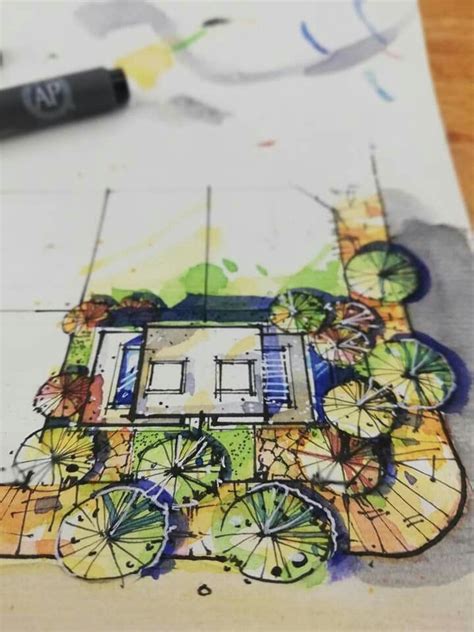 Ghim Của Katalin Vidók Trên Graphic Mặt Bằng Cảnh Quan Nhật Ký Nghệ Thuật Thiết Kế đô Thị