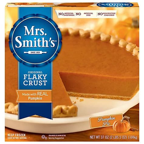 Mrs Smiths Pie Pumpkin Flaky Crust With Real Butter 37 Oz Acmemarkets