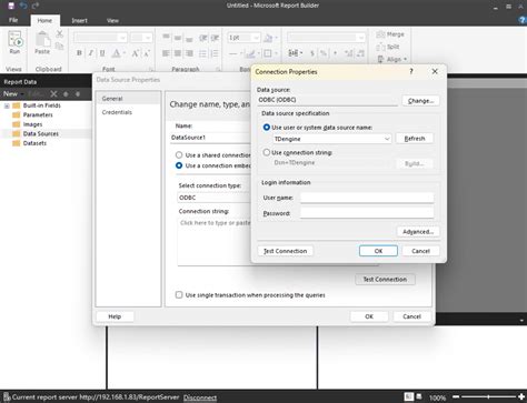 与 sql server reporting services 集成 tdengine 文档 涛思数据