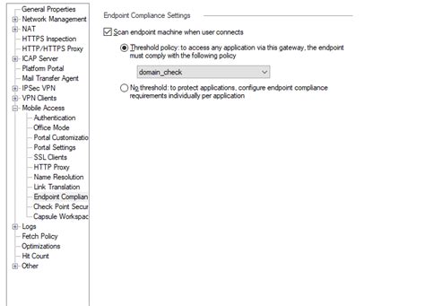 how to use endpoint vpn client to implement enviro check point