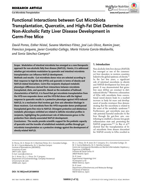 Functional Interactions Between Gut Microbiota Transplantation 2019