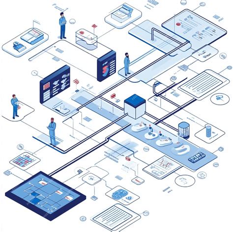 Patient Flow Optimization Plan With Diagrams And Workflow Charts Premium Ai Generated Image