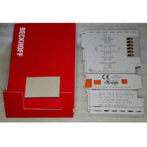 1pc New Beckhoff El3152 El 3152 Plc Module In Box Expedited Shipping Ebay
