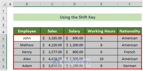 How To Select Large Data In Excel Without Dragging 5 Easy Ways