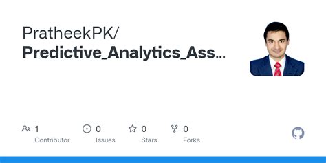 github pratheekpk predictive analytics assignments