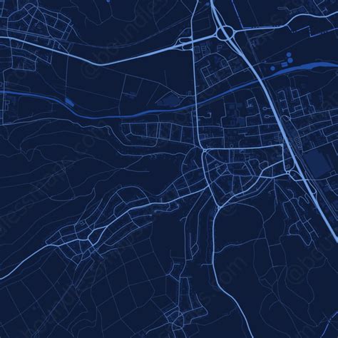 Sinzig Dark Blue Vector Map Boundless Maps
