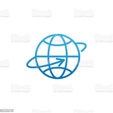글로브 아이콘 벡터 디자인 그림입니다 웹 사이트 모바일 그래픽 요소 로고 응용 프로그램 Ui에 대한 글로브 벡터 일러스트 레이션 에 대한 스톡 벡터 아트 및 기타