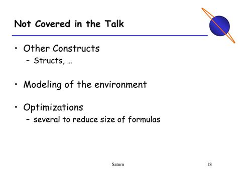 Ppt Scalable Program Analysis Using Boolean Satisfiability The Saturn Project Powerpoint