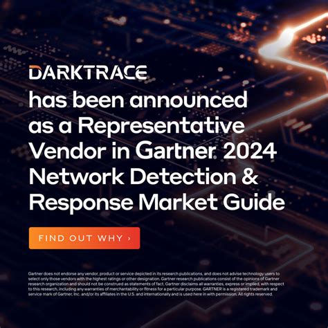 Gartner Market Guide For Network Detection And Response Resources Darktrace Darktrace