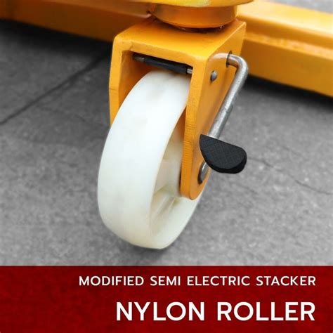 [modified] semi electric stacker hka 1525 i ขยายขา ล้อไนล่อน [ts]