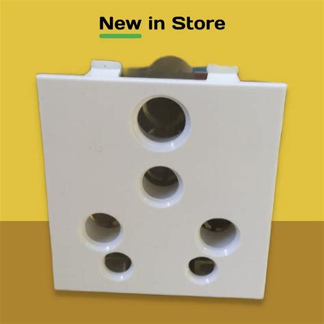 White 16 Amp Socket 3 Pin At ₹ 44 Piece In Ghaziabad Id 25767125230