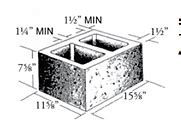 CROWN HILL MATERIALS CMU BLOCKS