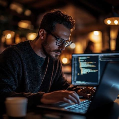 Free Focused Coding Session Image Download At Stockcake