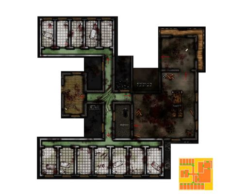 Insane Asylum Map Layout By Seanthebunny On Deviantart
