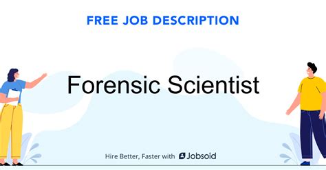 Forensic Scientist Job Description Jobsoid