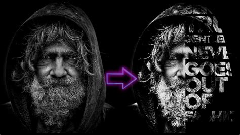 Face Typography Easy Typography Effect In Photoshop How To Make A Text Typography In Face