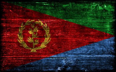 Download Eritrea Wooden Flag K Wooden Grunge Flags African Countries Flag Of Eritrea Day