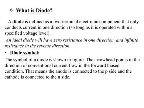 Biasing A Diode And Approximation Of Diodepptx