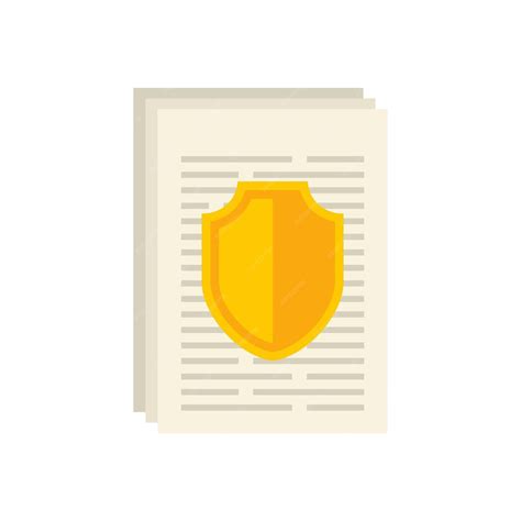 Premium Vector Protected Personal Information Icon Flat Illustration Of Protected Personal