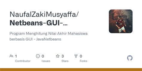 Github Naufalzakimusyaffanetbeans Gui Menghitungnilaiakhirmahasiswa Program Menghitung