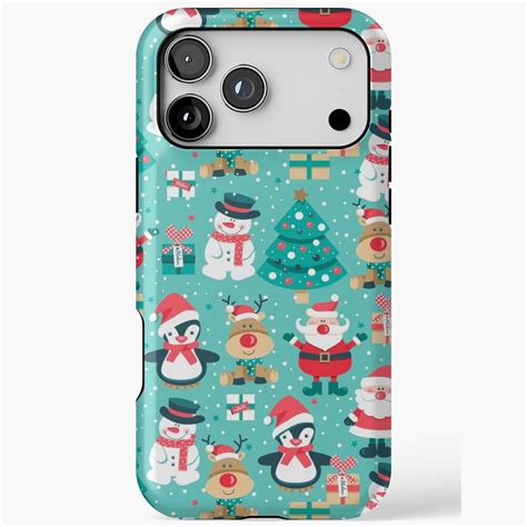 Cute Festive Christmas Illustration Phone Case Iphone Case 17 To 11 Pro
