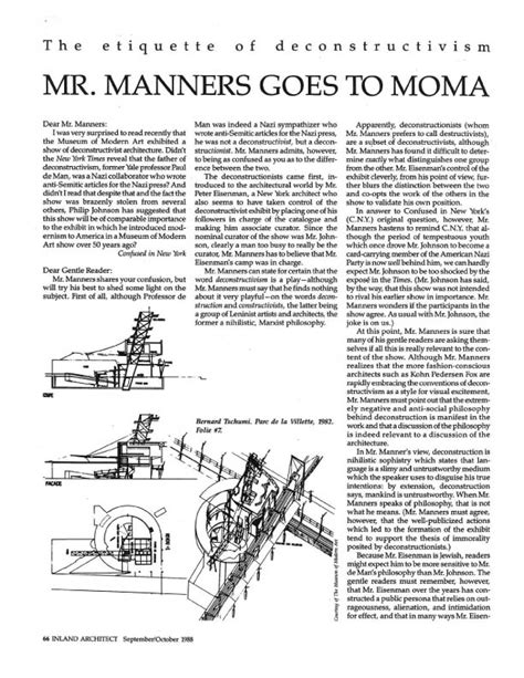 Deconstructivist Architecture Moma