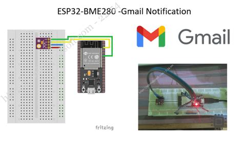 Esp32 Sending Email Using Php Bme280 Sensor