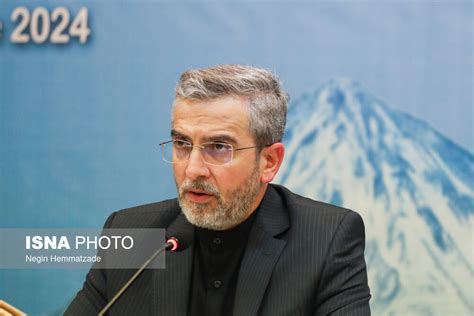 ایسنا نشست خبری مشترک علی باقری و دبیرکل مجمع گفت‌وگوی همکاری آسیا