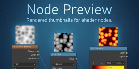 blender节点预览插件 image node preview v1 4 cg trove