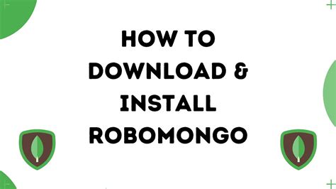 How To Download And Install Robomongo Or Robo 3t On Windows 10