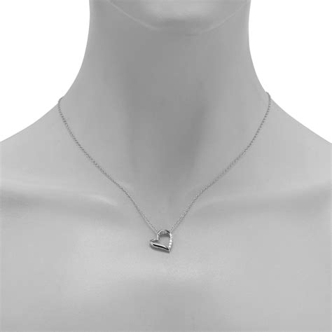 Diamond Heart Necklace In Sterling Silver 110ct Tw Days Jewelers