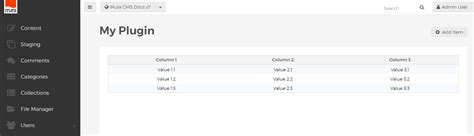 Admin Tables Mura Docs V70