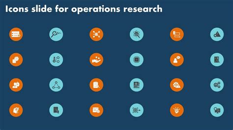 Icons Slide For Operations Research Ppt Demonstration Ppt Example