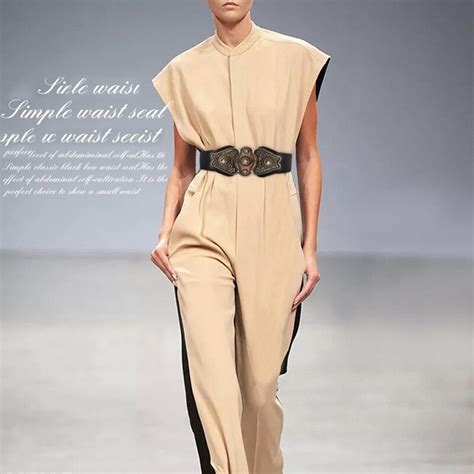 Pc Vintage Plus Size Corset Belt Black Leather W Grandado