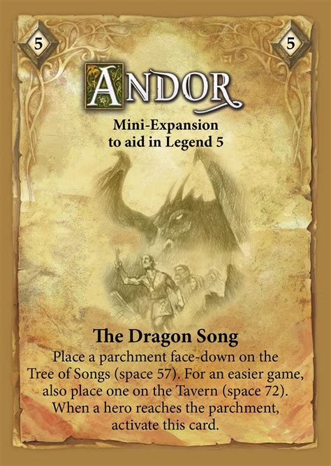 Legends Of Andor The Dragon Song Compare Prices Canada Board Game