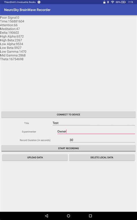 Neurosky Brainwave Recorder App On Amazon Appstore