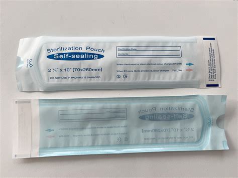Self Sealing Sterilization Pouch 70 260mm