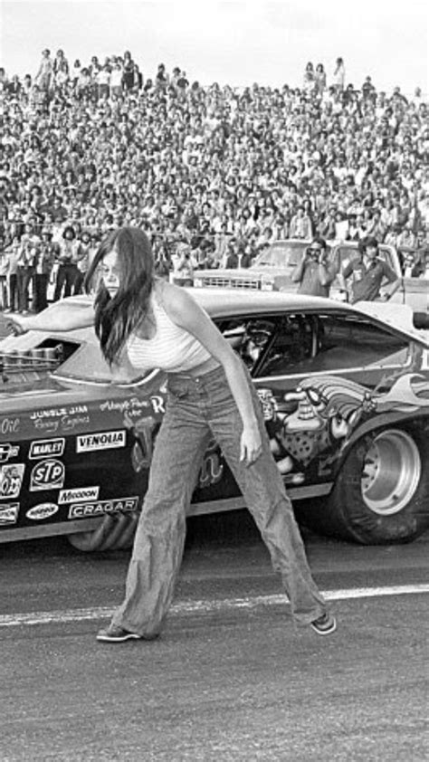 Jungle Pam Hardy Vintage Drag Racing Style 1970s Drag Racing