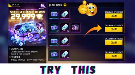 BEST TRICK TO COMPLETE CALL BACK EVENT ONLY LEGENDS KNOW ABOUT IT YouTube