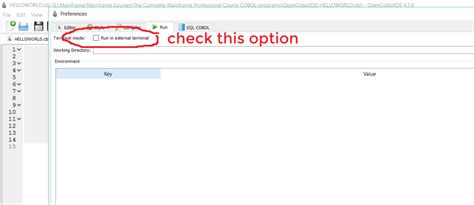 Redirection Is Not Supported Error In COBOL Compilers
