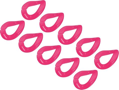 Uxcell Acrylic Link Rings 35mm Quick Linking C Clips Hooks