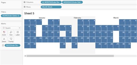 The Data Babe Tableau Tip Calendar View Part 3 The Data Babe Tableau Tip Calendar View Part 3