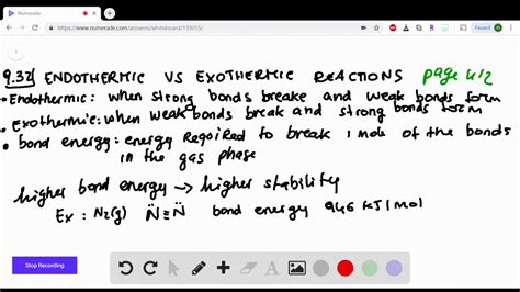 SOLVED Explain The Difference Between Endothermic Reactions And