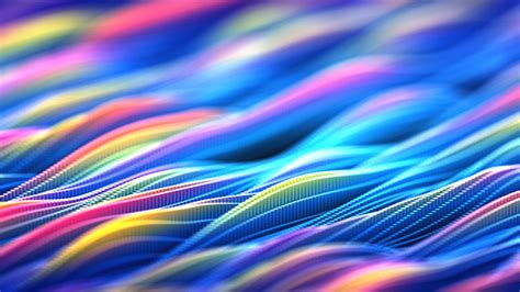 미래 지향적인 다채로운 물결 모양의 모션 배경 물결 모양의 곡선 흐르는 패턴 사각형 모양의 세부 사항 3d 일러스트레이션입니다 추상적인에 대한 스톡 사진 및 기타 이미지