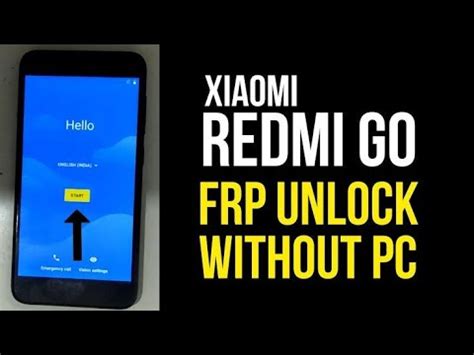 How To Redmi Go Mi M C Gi Frp Unlock Youtube