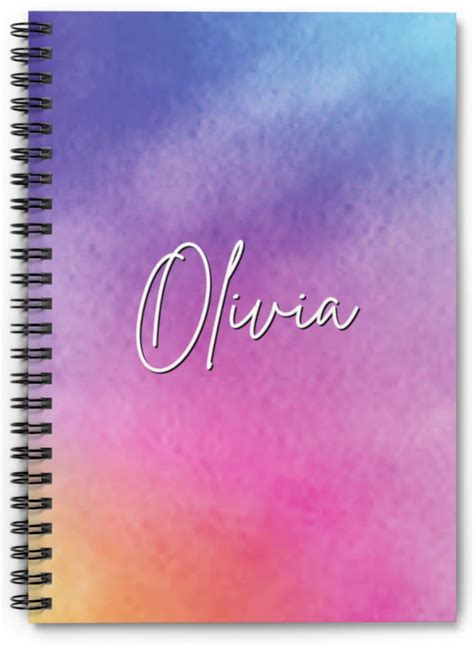 Personalized Notebook Custom Name Notebook Back To Babe Etsy